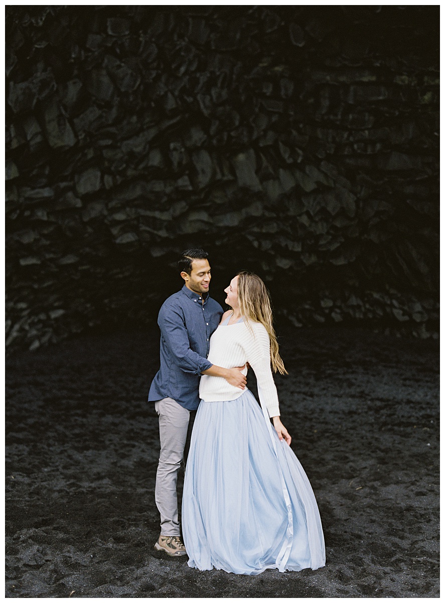 Iceland Engagement Session | Black Sand Beach Wedding Photographer ...